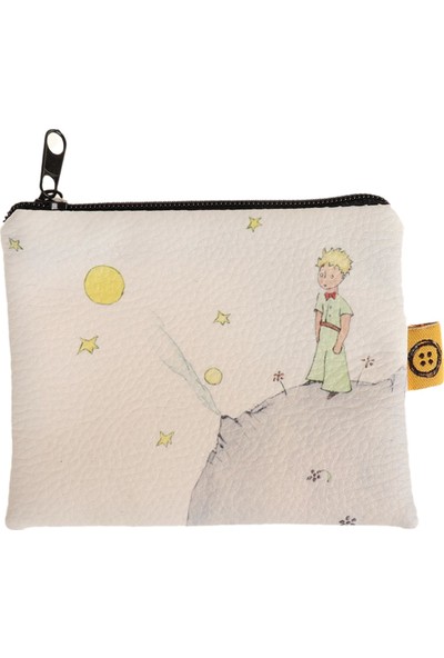 Çetin Beyaz K.prens Tasarımlı Süet Bozuk Para Cüzdanı