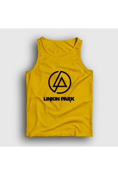 Presmono Unisex Sarı Logo Linkin Park Atlet