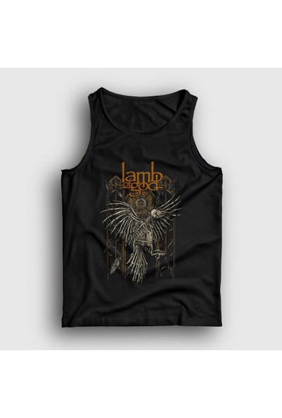 Presmono Unisex Siyah Bird Lamb Of God Atlet