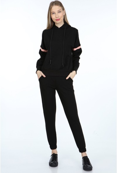 Ing Drop Kadın Kapüşonlu Eşofman Takımı 7 Renk M2