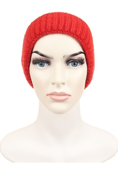 Çetin Lüks Fitilli Katlamalı Bere 1646 Açık Kırmızı Çetin Lüks Fitilli Katlamalı Bere 1646 Açık Kırmızı