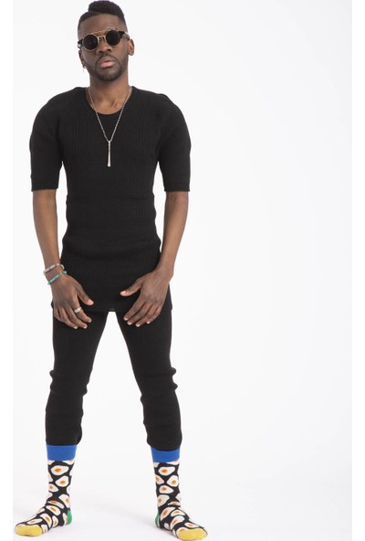 Dertex Erkek Yarım Kollu Yünlü İçlik Üst