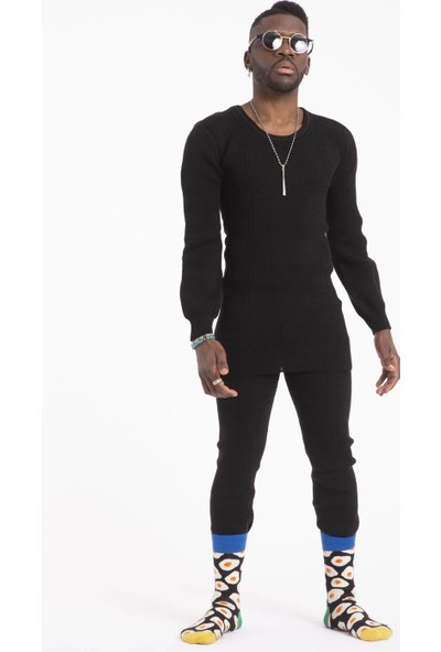 Dertex Erkek Yün Siyah Alt Içlik Dertex Erkek Yün Siyah Alt Içlik