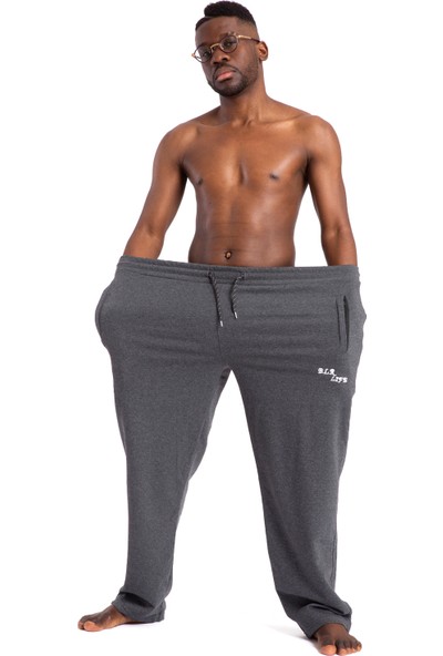 Tampap Büyük Beden Erkek Eşofman Altı Cepli Fermuarlı BLR-08 Tampap Büyük Beden Erkek Eşofman Altı Cepli Fermuarlı BLR-08