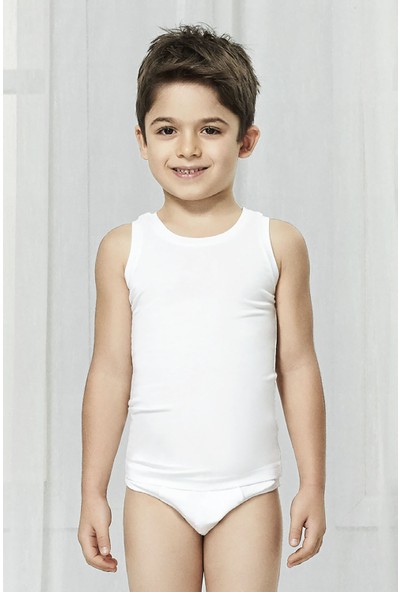 Baveno Antibakteriyel Bambu Erkek Çocuk 3'lü Atlet