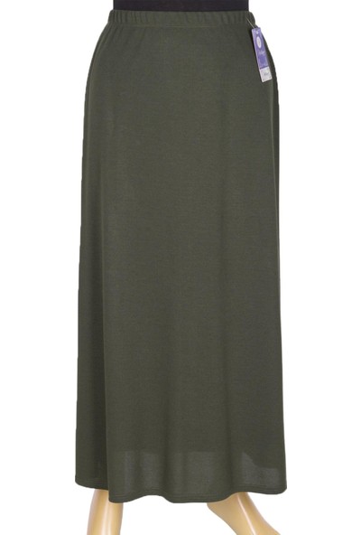 Hesna, Buğra Çan Kesim Etek Haki Hesna, Buğra Çan Kesim Etek Haki