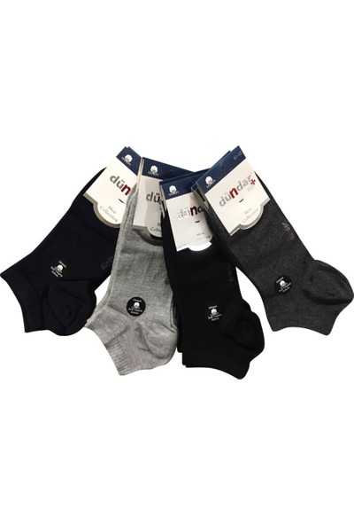 Dündar Penye 10'lu Erkek Patik Çorap Pamuklu Dikişsiz