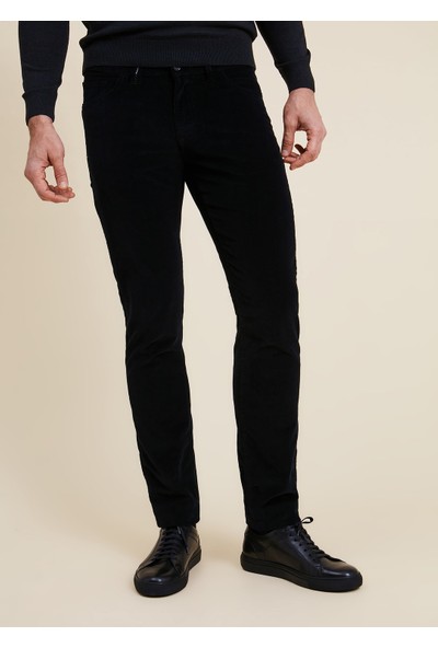 Bisse Regular Fit 5 Cep Kadife Pantolon