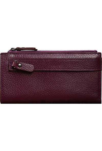 Modica Mannu - Elite Serie El Bantlı Deri Uzun Cüzdan