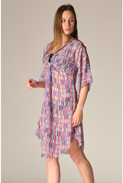 C&city P-11 Kadın Pareo Plaj Elbisesi Lacivert C&city P-11 Kadın Pareo Plaj Elbisesi Lacivert