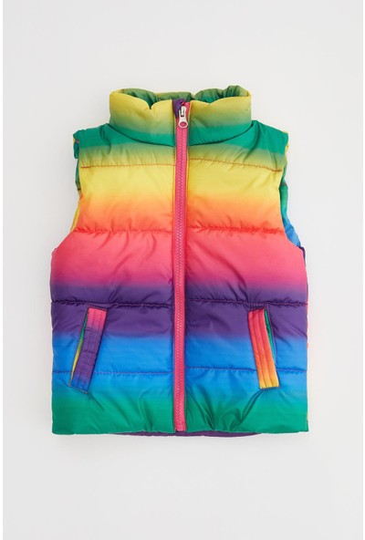 DeFacto Kız Bebek Gökkuşağı Renkli Şişme Yelek T8708A220WN