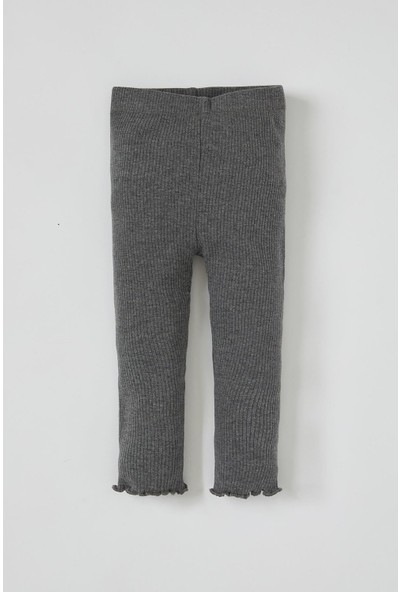 Defacto Kız Bebek Basic Fitilli Uzun Tayt T8629A221SP Defacto Kız Bebek Basic Fitilli Uzun Tayt T8629A221SP