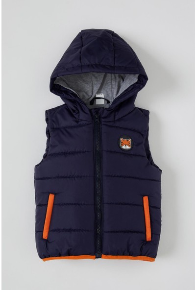 Defacto Erkek Bebek Kapüşonlu Şişme Yelek T3443A221SP