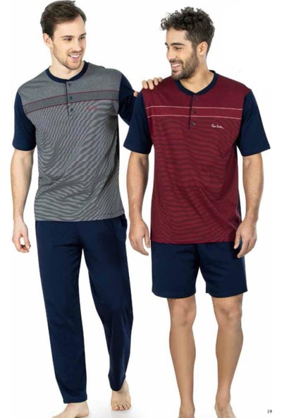 Pierre Cardin 5452 Erkek Penye 3'lü Pijama Takım 21Y Pierre Cardin 5452 Erkek Penye 3'lü Pijama Takım 21Y