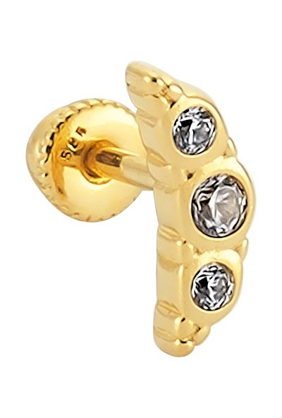 Dianora Piercing Balık Kuyruğu Altın Helix/Kıkırdak Piercing Dianora Piercing Balık Kuyruğu Altın Helix/Kıkırdak Piercing