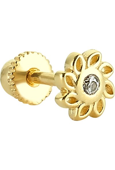 Dianora Piercing Kılıç Altın Helix/Kıkırdak Piercing