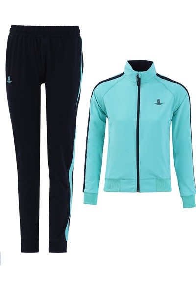 Kolu Şeritli Mint Yeşili Bayan Eşofman Takımı Kolu Şeritli Mint Yeşili Bayan Eşofman Takımı