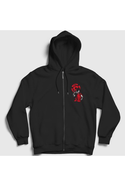 Presmono Unisex Siyah Madara Anime Naruto Fermuarlı Kapüşonlu Sweatshirt Presmono Unisex Siyah Madara Anime Naruto Fermuarlı Kapüşonlu Sweatshirt