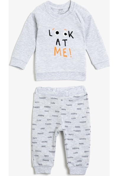 Koton Baskılı Eşofman Takım Bibaby