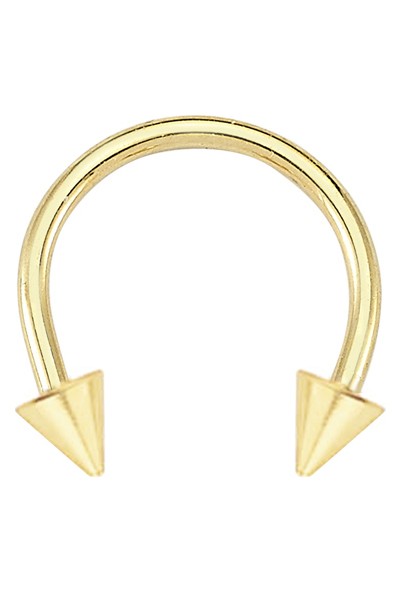 Altın Sepeti Altın Ok Modeli Septum Halka Piercing