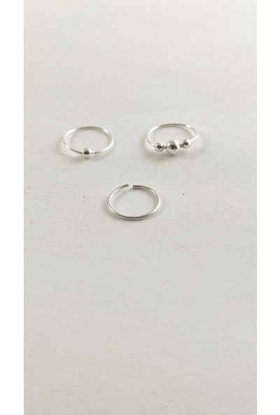 Takıparkxs 925 Ayar Gümüş Üçlü Halka Hızma Set Takıparkxs 925 Ayar Gümüş Üçlü Halka Hızma Set
