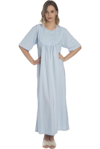 Akala Akala-Dy Pamuklu Kısa Kol Penye Kadın Gecelik 9008 Akala Akala-Dy Pamuklu Kısa Kol Penye Kadın Gecelik 9008