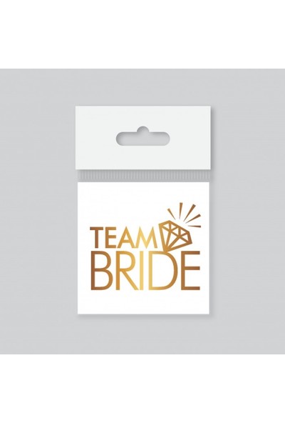 Artikel Tekli Bride Tattoo 3 - Altın Yaldız - 5,5x5,5 cm - Geçici Dövme Artikel Tekli Bride Tattoo 3 - Altın Yaldız - 5,5x5,5 cm - Geçici Dövme