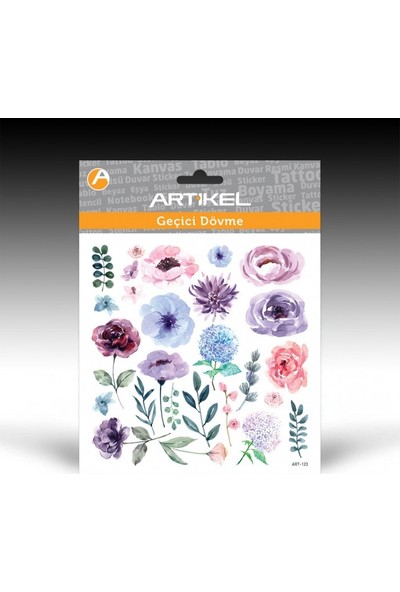 Artikel ART-123 Geçici Dövme 15,5 x 15,5 cm Geçici Tattoo