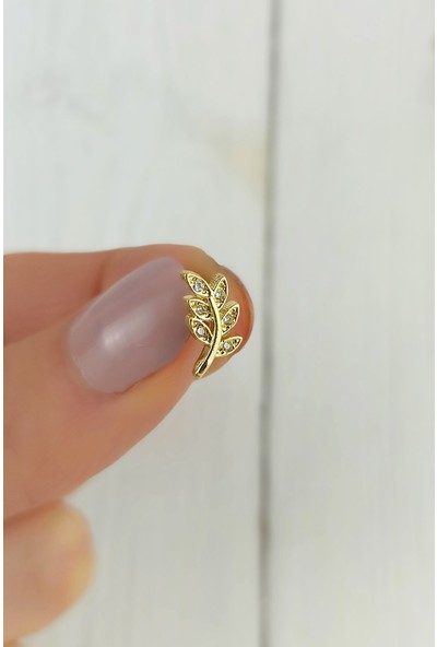 ÇLK Accessories 316 L Cerrahi Çelik Taşlı Yaprak Figür Piercing TRPIERCING054 P32003 ÇLK Accessories 316 L Cerrahi Çelik Taşlı Yaprak Figür Piercing TRPIERCING054 P32003