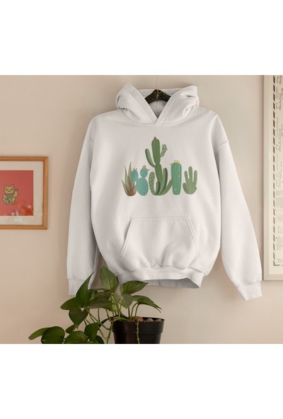 Raf Coll Unisex Beyaz Kapüşonlu Sweatshirt Dijital Baskılı Raf Coll Unisex Beyaz Kapüşonlu Sweatshirt Dijital Baskılı