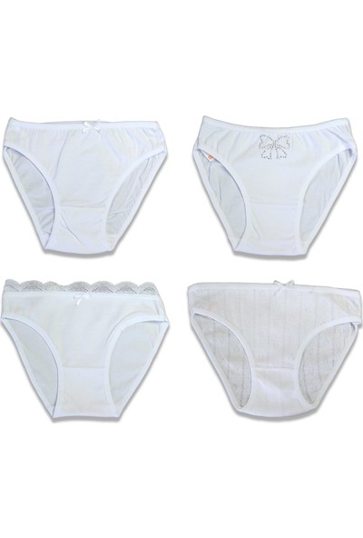 Domikids Kız Çocuk Slip Çamaşır Seti - 4'lü