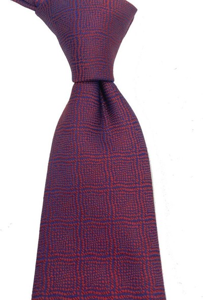 Brianze Vişne Çürüğü Kravat Mendil ve Kol Düğmesi Kutulu Hediyelik Set