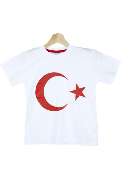 Mco Ay Yıldız Baskılı Çocuk Tişört