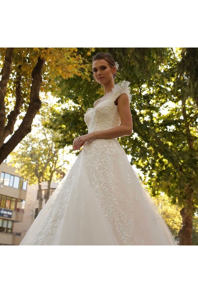 Narin Moda Gelinlik A Prenses Gelinlik Model 1043-1 Narin Moda Gelinlik A Prenses Gelinlik Model 1043-1