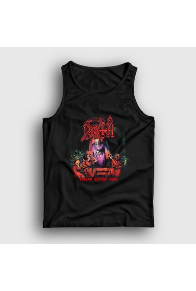 Presmono Unisex Siyah Gore Death Atlet