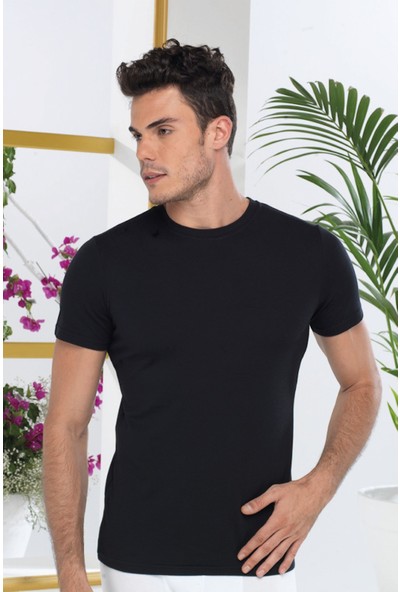 Malabadi Erkek Siyah Yuvarlak Yaka Kısa Kol 2 Li Ekonomik Paket Atlet 093 Malabadi Erkek Siyah Yuvarlak Yaka Kısa Kol 2 Li Ekonomik Paket Atlet 093