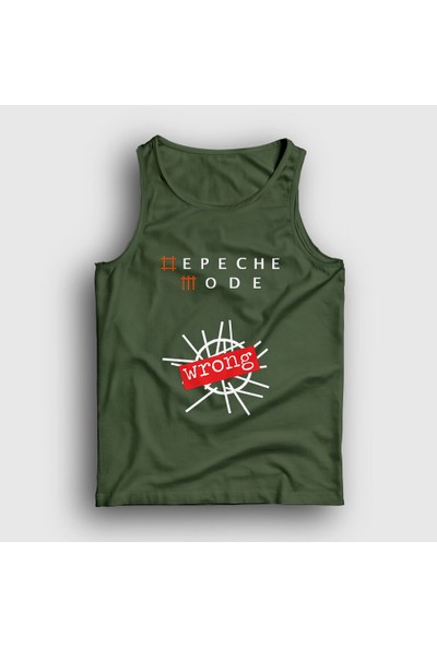 Presmono Unisex Haki Wrong Depeche Mode Atlet Presmono Unisex Haki Wrong Depeche Mode Atlet