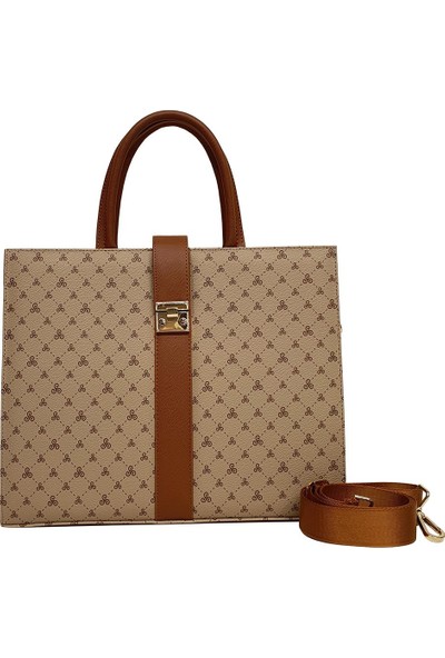 Ysmn Kadın Laptop & Evrak Çantası Vizon