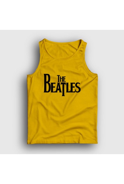 Presmono Unisex Sarı Logo The Beatles Atlet Presmono Unisex Sarı Logo The Beatles Atlet