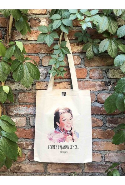 Kafasına Göre Dükkan Körüklü Ham Bez Çanta - Zeki Müren Kafasına Göre Dükkan Körüklü Ham Bez Çanta - Zeki Müren