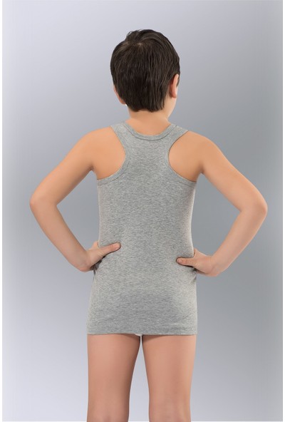 Namaldı 12 Adet Gri Renk Ribana Erkek Çocuk Rambo Atlet Namaldı 12 Adet Gri Renk Ribana Erkek Çocuk Rambo Atlet