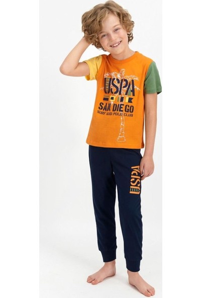 U.S. Polo Assn. Erkek Çocuk Kısa Kol Pijama Takımı