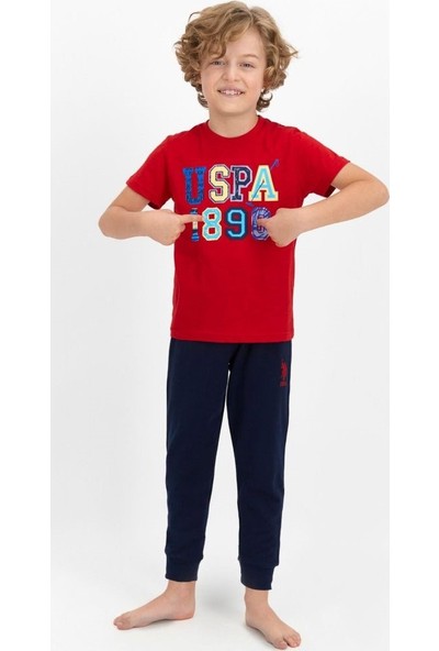 U.S. Polo Assn. Erkek Çocuk Kısa Kol Pijama Takımı