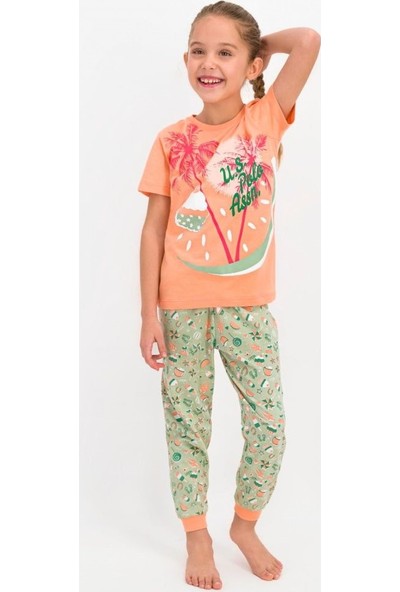 U.S. Polo Assn. Kız Garson Pijama Takımı