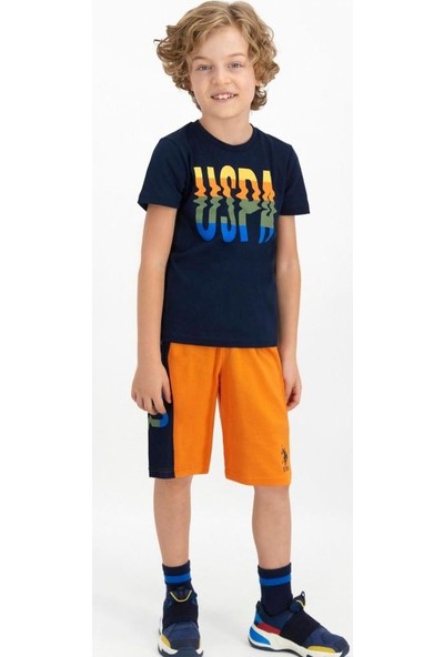 U.S. Polo Assn. Erkek Çocuk Bermuda Takımı