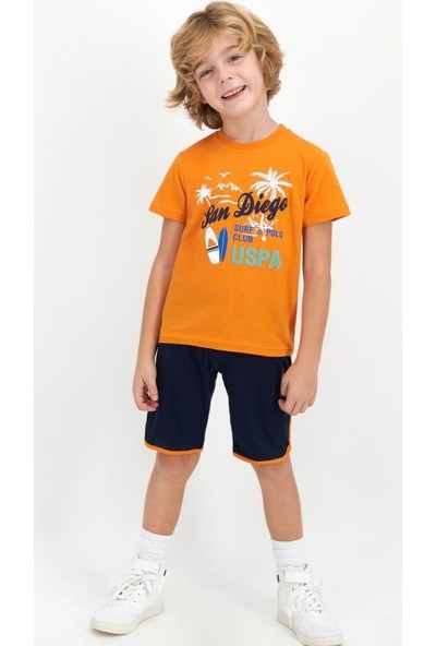 U.S. Polo Assn. Erkek Çocuk Bermuda Takımı