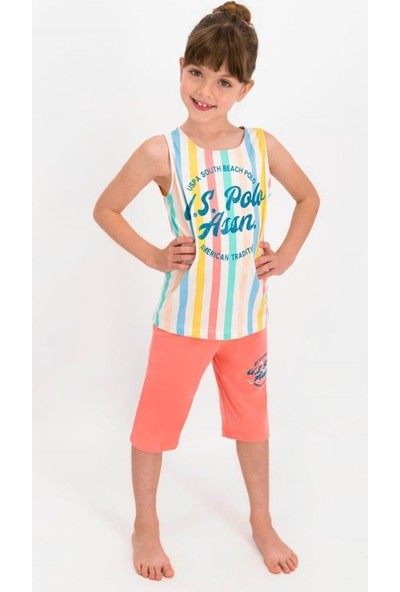 U.S. Polo Assn. Kız Garson Kapri Takımı