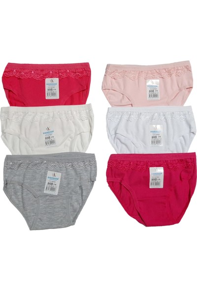 Dondeza 6 Adet Kız Çocuk Dantelli Bikini