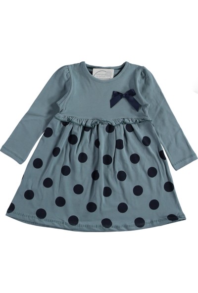 Tunngoo Deco Kız Çocuk Puanlı Fiyonklu Elbise 2 -3 - 4 - 5 Yaş Tunngoo Deco Kız Çocuk Puanlı Fiyonklu Elbise 2 -3 - 4 - 5 Yaş