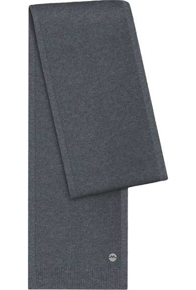 Hemington Saf Kaşmir Gri Atkı